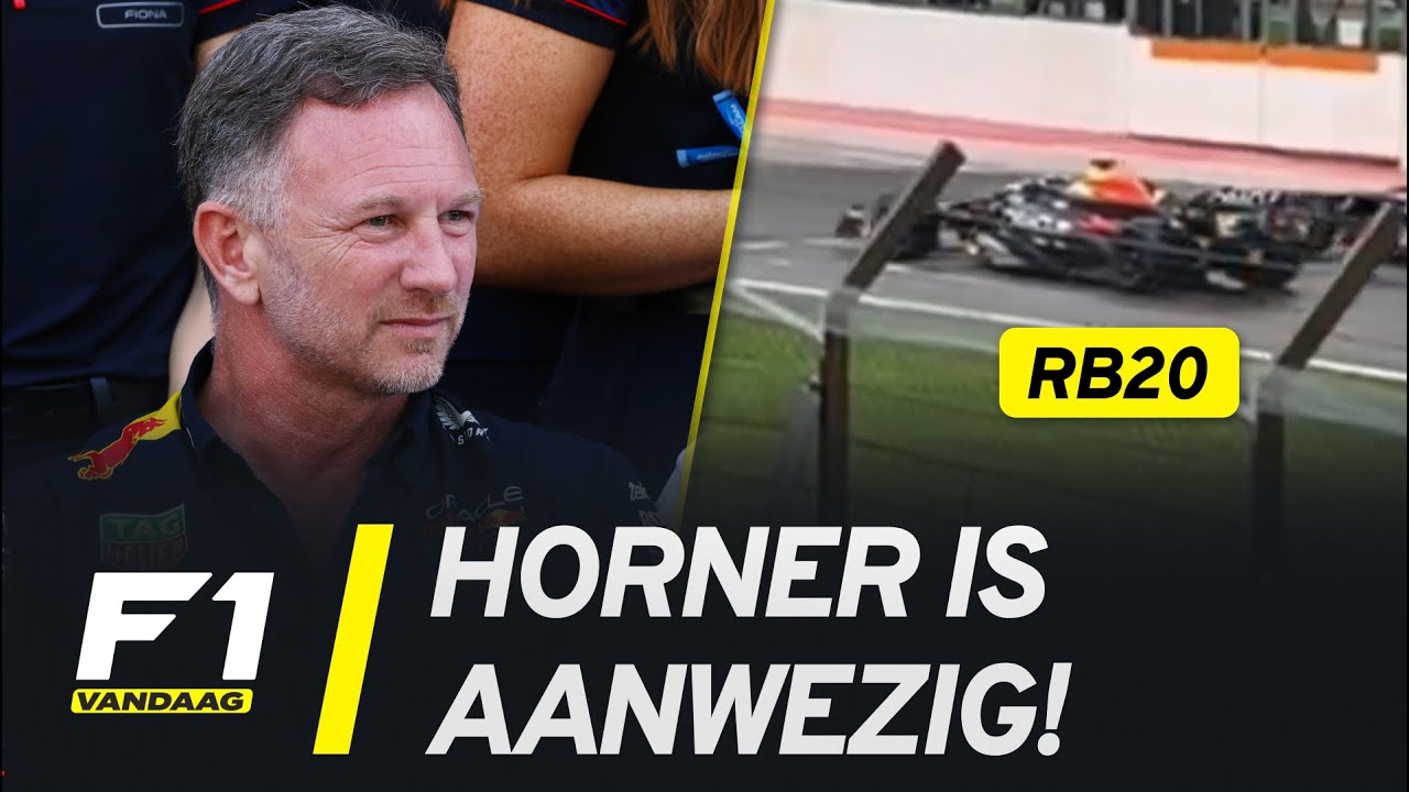Verstappen rijdt in RB20, Horner toch bij lancering Red Bull | F1 Vandaag