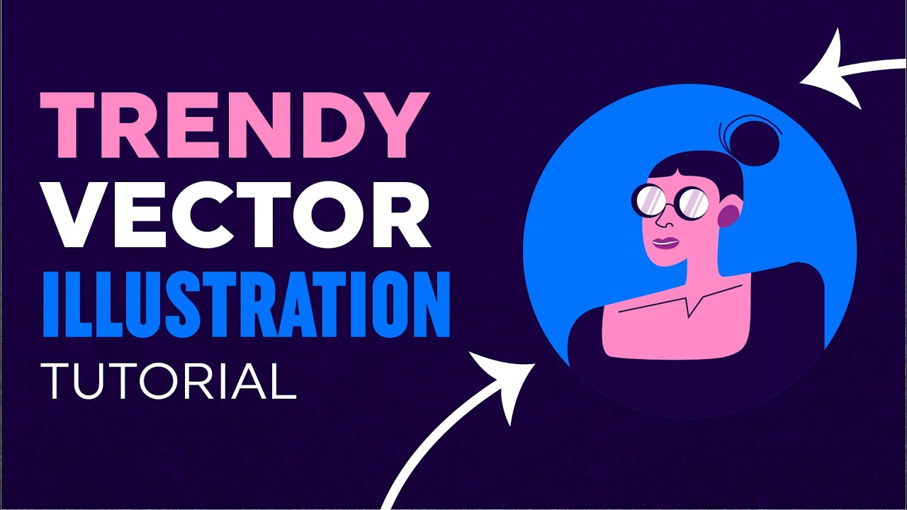 Trendy Flat Vector Illustration Tutorial