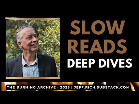 Slow Reads. Deep Dives. | Burning Archive Season 2025 | What's Coming Up?