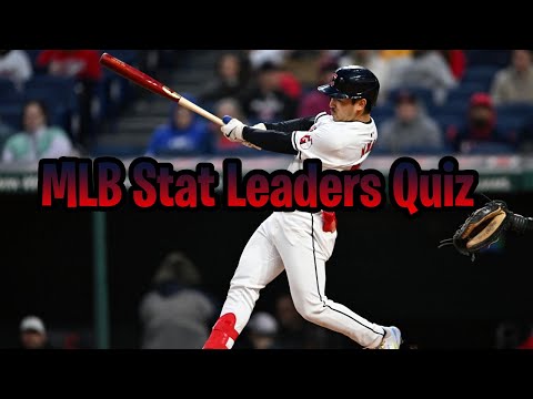MLB Stat Leaders Quiz For 8/5!!!