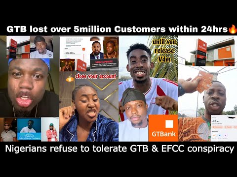 Nigerians🇳🇬 Close their GTBank Account🔥 Withdrawn all Money😱 GTB lost over 5 million Customers 24hrs