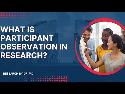 What is participant observation in research?