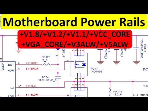 Computer motherboard power rails - Motherboard voltage