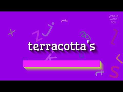 How to say "terracotta's"! (High Quality Voices)