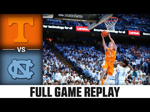 Tennessee vs. North Carolina Full Game Replay | 2023-24 ACC Men’s Basketball