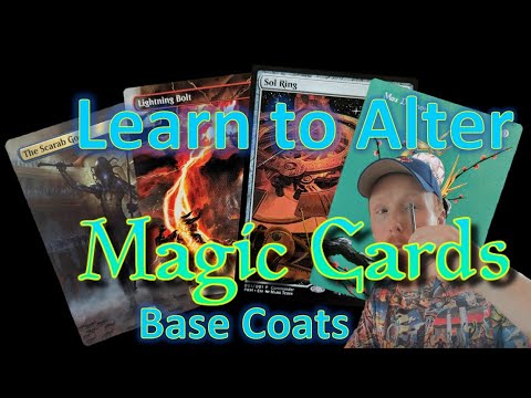 MTG Altered Art Tutorial - Basecoat in 5 Minutes | CCO Podcast | EDH