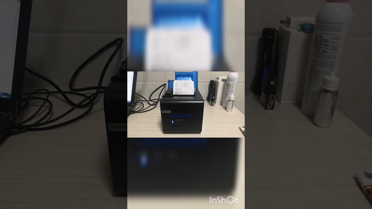 High speed  kitchen printer  auto cutter USB+Ethernet+Serial interface POS printer Big speaker