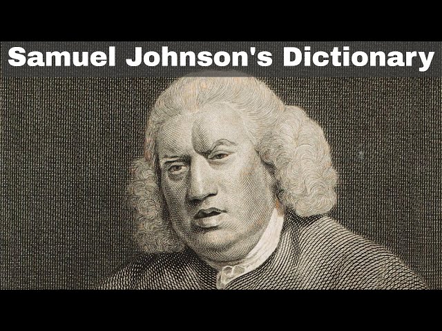 The Legacy of Samuel Johnson's Dictionary of the English Language ...