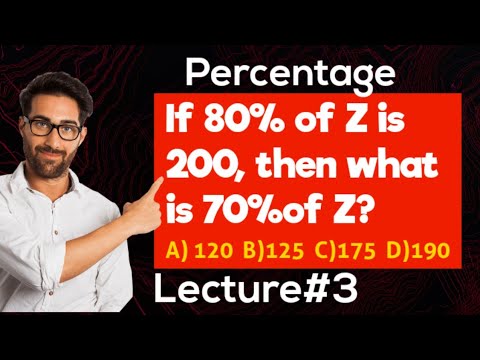 If 80% of Z is 200, then what is 70% of Z.