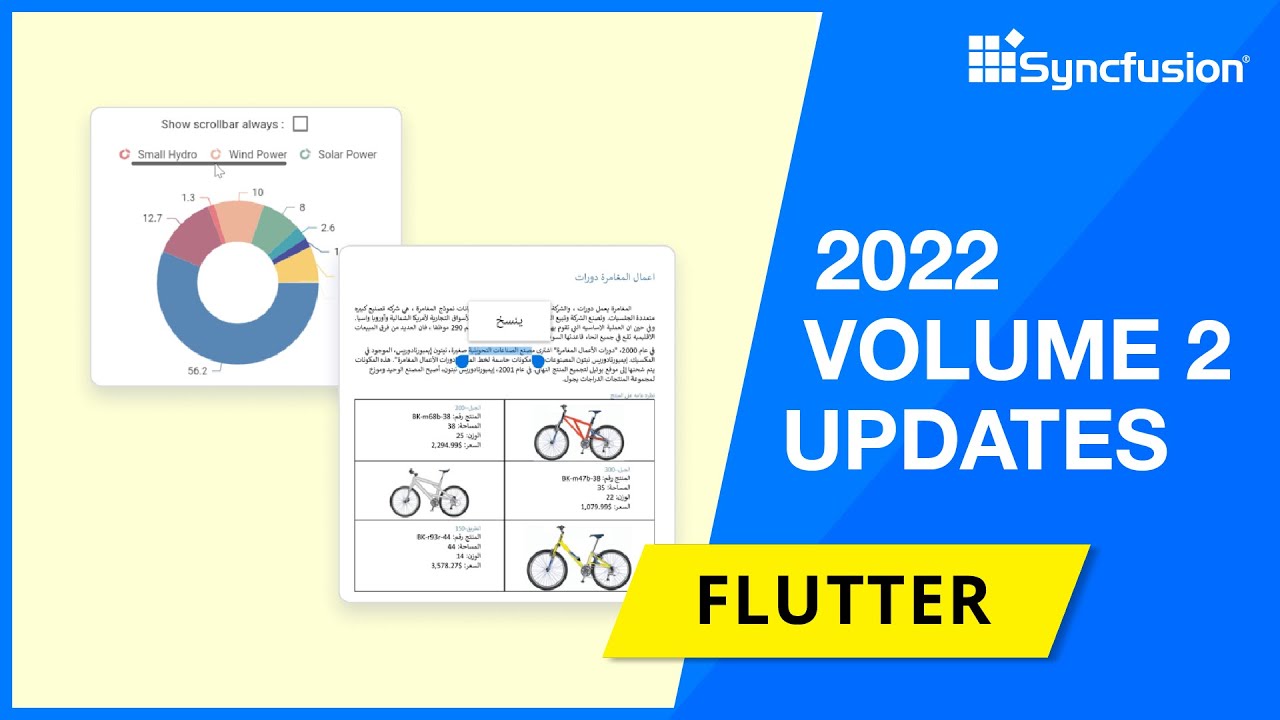 Syncfusion Flutter Updates—2022 Volume 2
