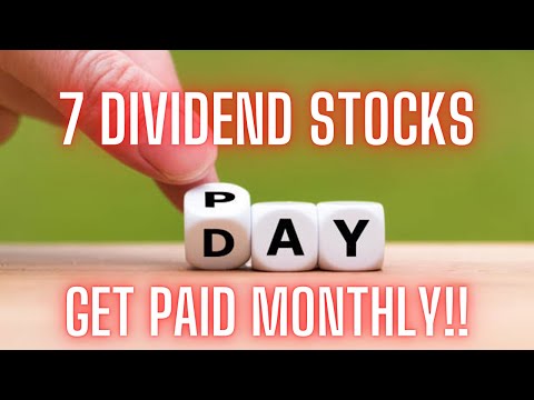 7 Monthly Dividend Stocks That Will Pay Your Bills! Passive Income Every Month!
