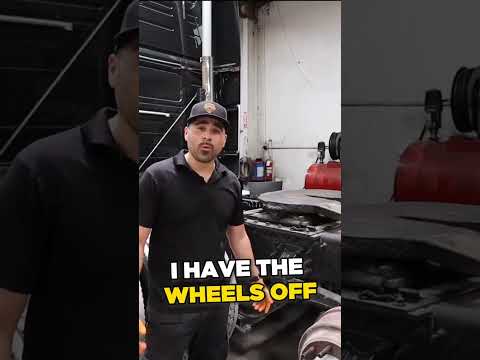 How to replace a wheel seal on semi/ Wheel Seal Leak/ wheel seal installation/ 100kMiles Inspections