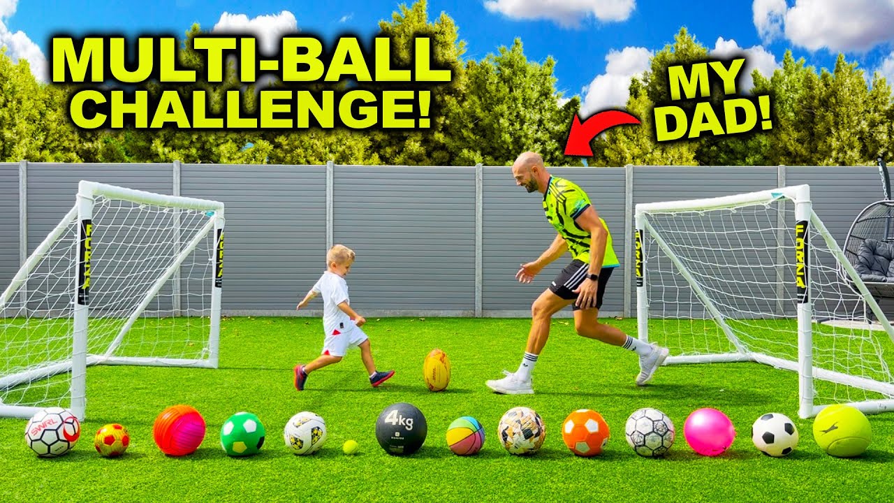 MULTI-BALL CHALLENGES vs MY DAD!