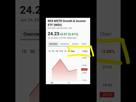 MSII THE MSTR GROWTH & INCOME ETF FROM REXSHARES