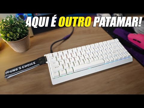 O NÍVEL TA SUBINDO! Teclado Mchose Ace68 com Switch TTC Uranus | Review PT-BR