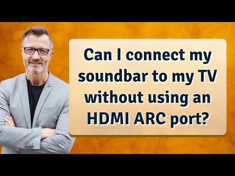 Can I connect my soundbar to my TV without using an HDMI ARC port?