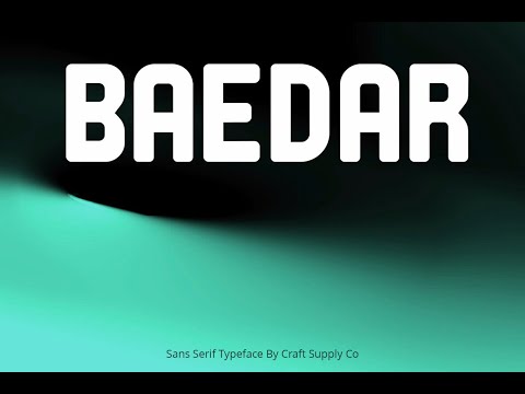 Baedar Font Download