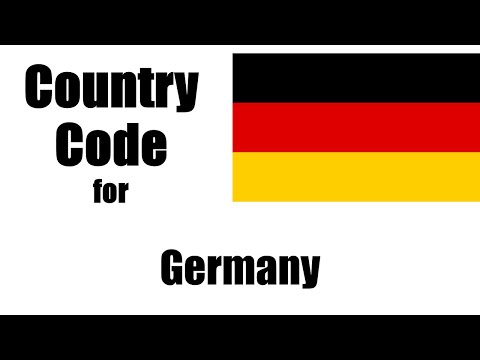 Germany Dialing Code - German Country Code - Telephone Area Codes in Germany