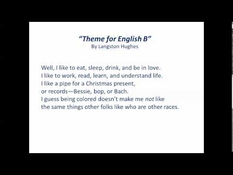 Theme for English B