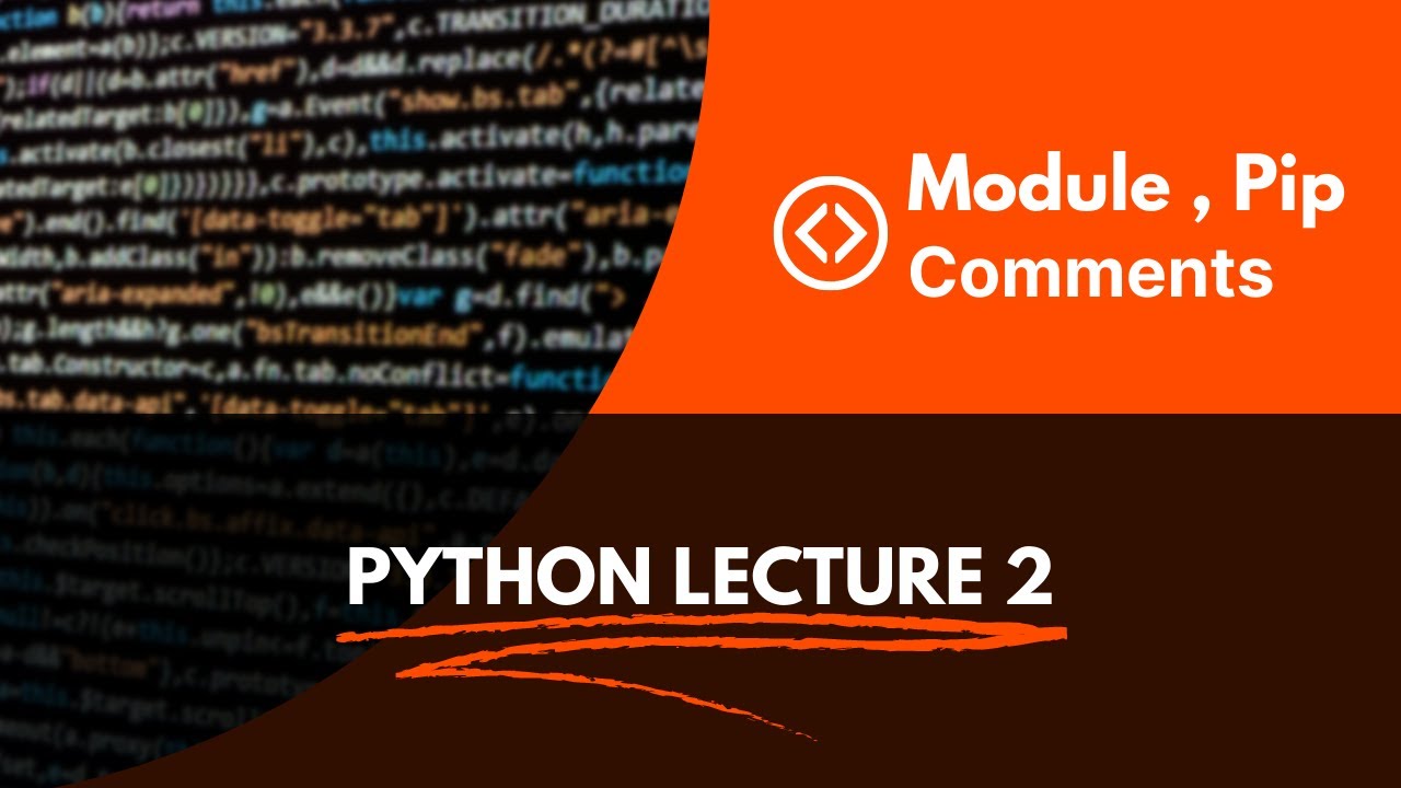 Modules, Comment and pip /python tutorial for beginner/TechCode4U/Lecture 2