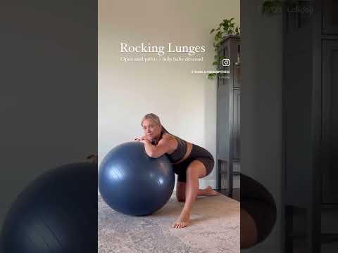 Labor Movements Using Stability Ball #pregnancy #pregnant #fitness #fit #healthypregnancy