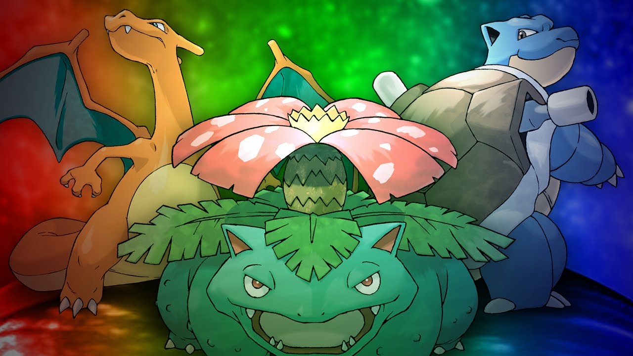 Venusaur vs Charizard vs Blastoise. Epic Rap Battles of Pokémon #19.