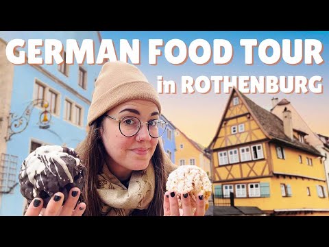 Does Rothenburg's Famous Food Hold Up? German Food Tour! What To Eat In Rothenburg ob der Tauber.