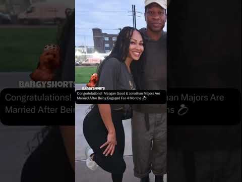Congratulations! Meagan Good & Jonathan Majors Are Married After Being Engaged For 4 Months 💍