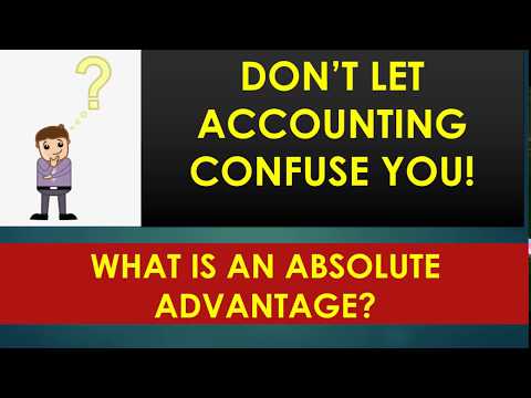 What is an Absolute Advantage