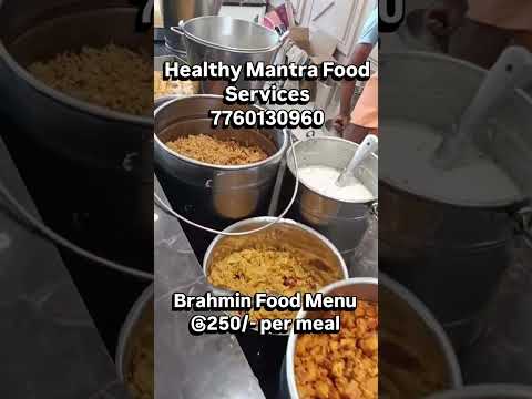 Brahmins Food Menu - 250/- per meal| Bengaluru
