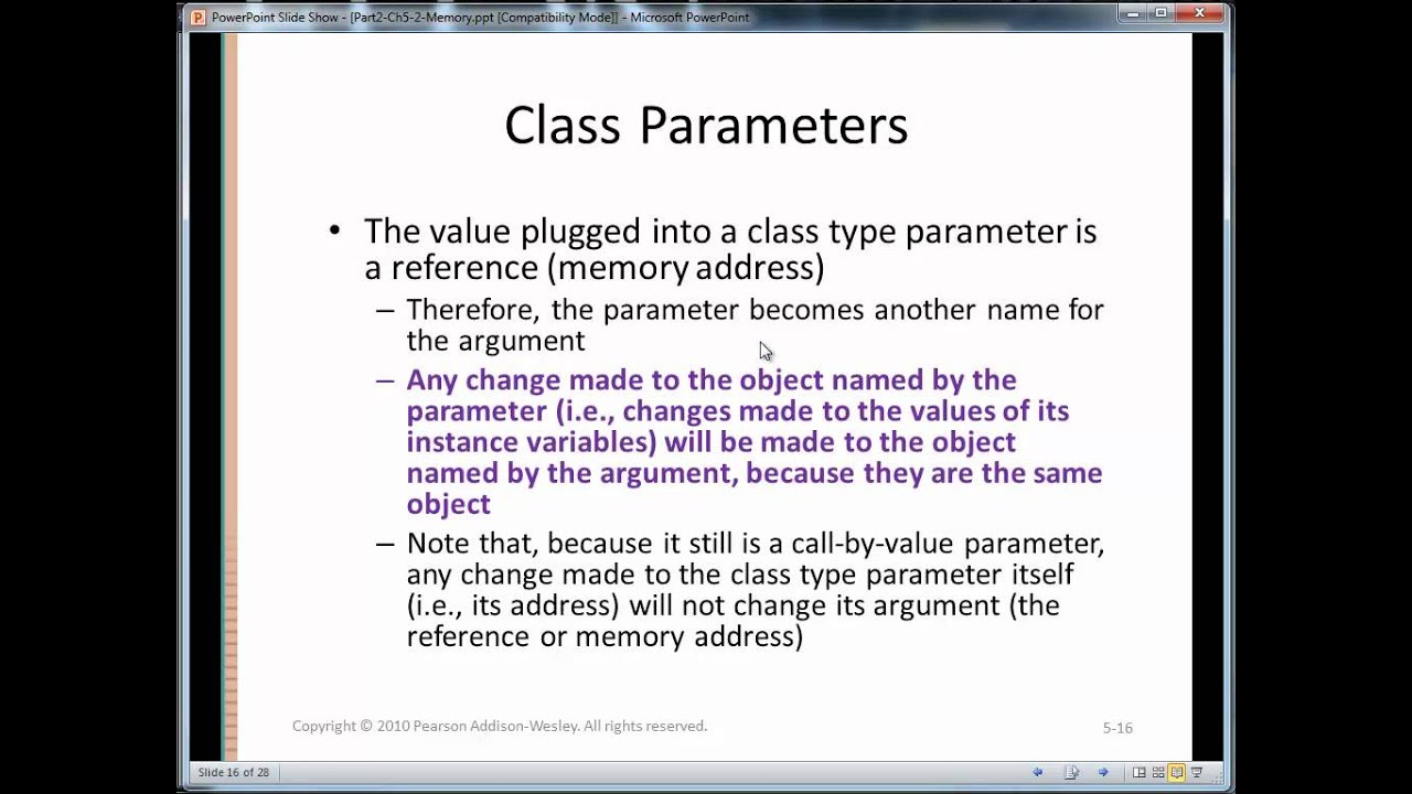 References and Class Parameters (Elon Phoenix Video) 1024x768