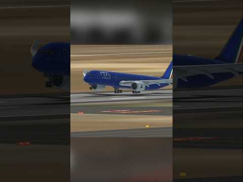 Ita airways airbus a350 landing in #rome #aviation #flightsimulator #travel #pilot 🔥subscribe 🔥😊