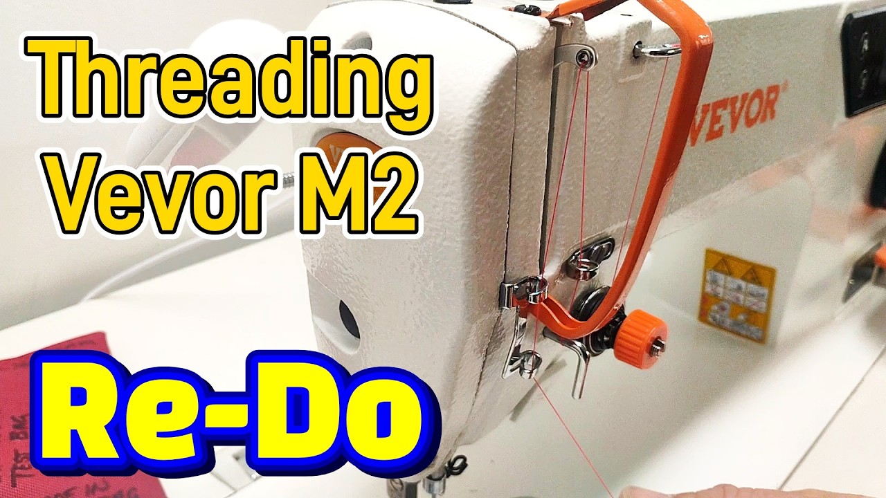 You’re Threading Your Vevor M2 WRONG! | Industrial Sewing Machine Guide