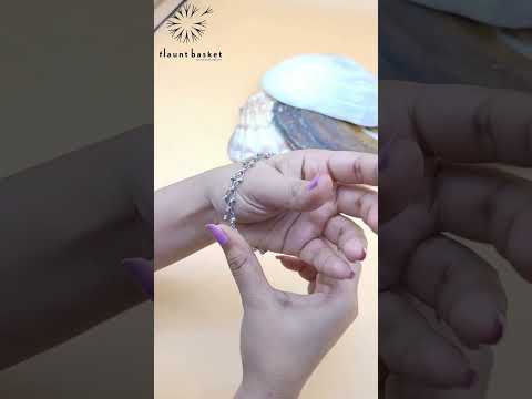 Add a bit of sparkle to your day with this convertible Silver Ring cum Bracelet. Check Description