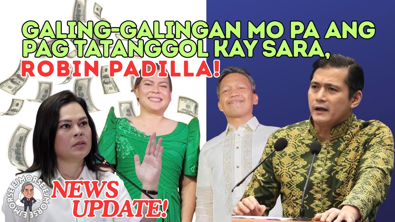 ROBIN - PASWELDO NG BAYAN PERO ANG GUSTO, IWAS PANANAGUTAN! @EJMorse