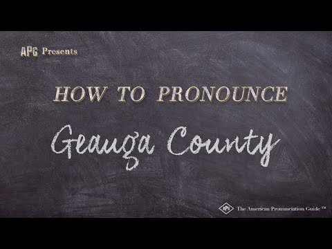 How to Pronounce Geauga County (Real Life Examples!)