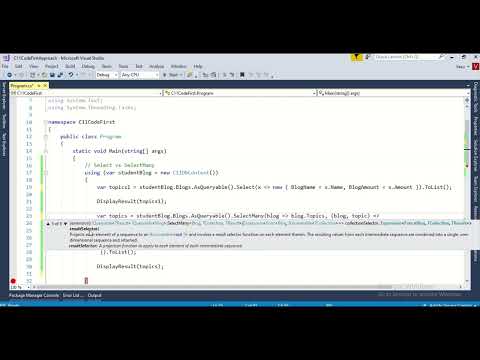 Select vs SelectMany in LINQ C# program