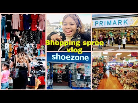 UK Shopping vlog: Shopping spree with me vlog @ Primark, Zara, Shoezone / what I saw in Shoezone??