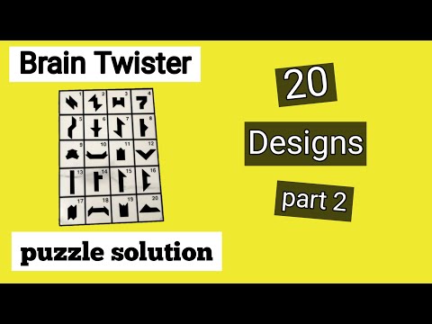 Brain Twister | puzzle solution part 2 with 4 piece tangram