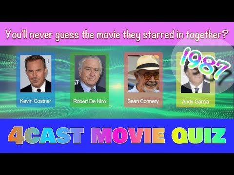 4Cast: Guess the Movie from 4 CAST Members | BIGGEST Movies of 1987 | Movie Trivia Game