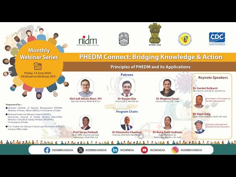 Webinar on Principles of PHEDM and its Applications | NIDM