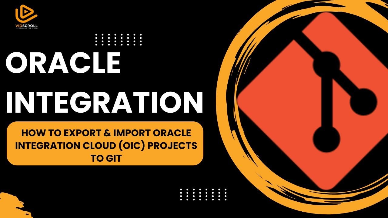 How to Export & Import Oracle Integration Cloud (OIC) Projects to GitHub