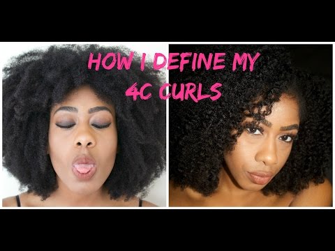 Quick Braidout on 4C Hair (Curl Definition)