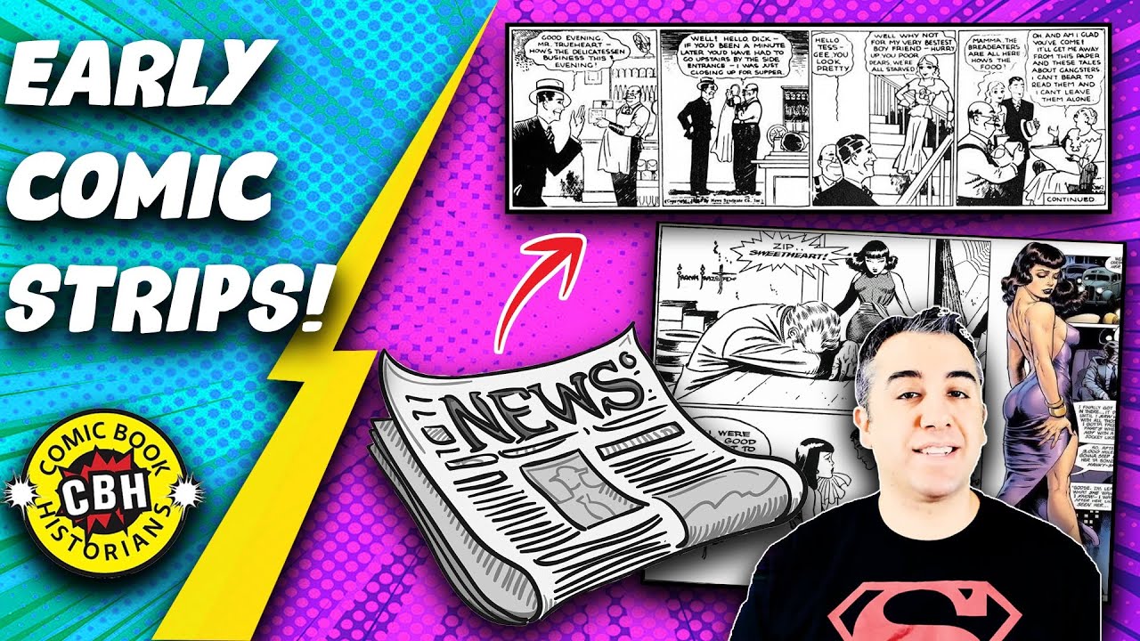 Early Newspaper Comic Strips influence on Comic Books || Docuseries-5 by Alex Grand
