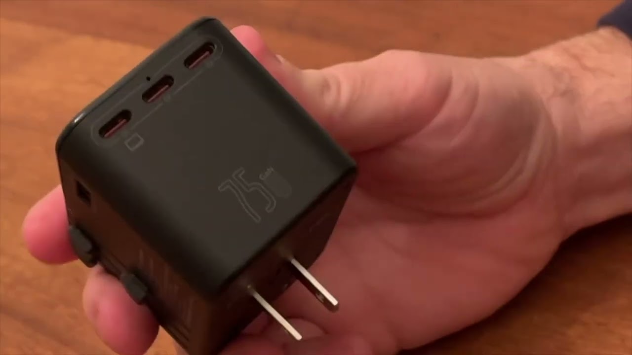Universal Travel Adapter 75W Vintar 3 USBC 2 USBA Review