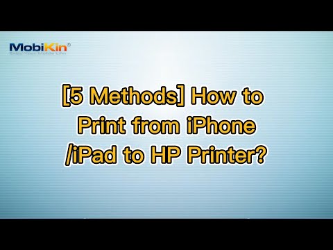 [5 Methods] How to Print from iPhone/iPad to HP Printer?