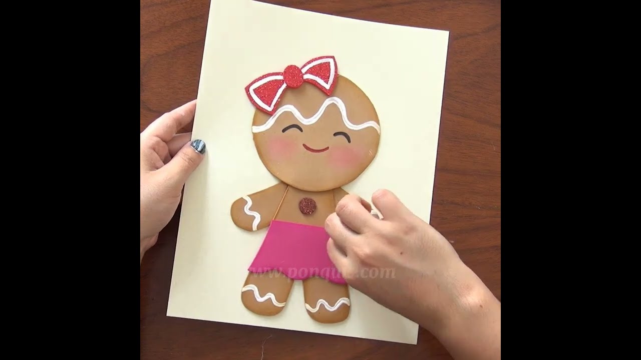 Galleta de jengibre TUTORIAL como hacer con Moldes Gratis adorno de NAVIDAD facil