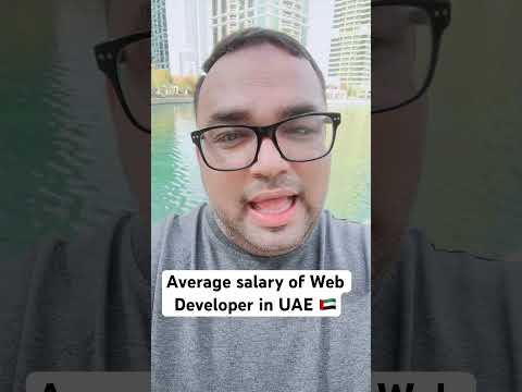 Average salary of web developer in UAE #uae #webdeveloper #salary