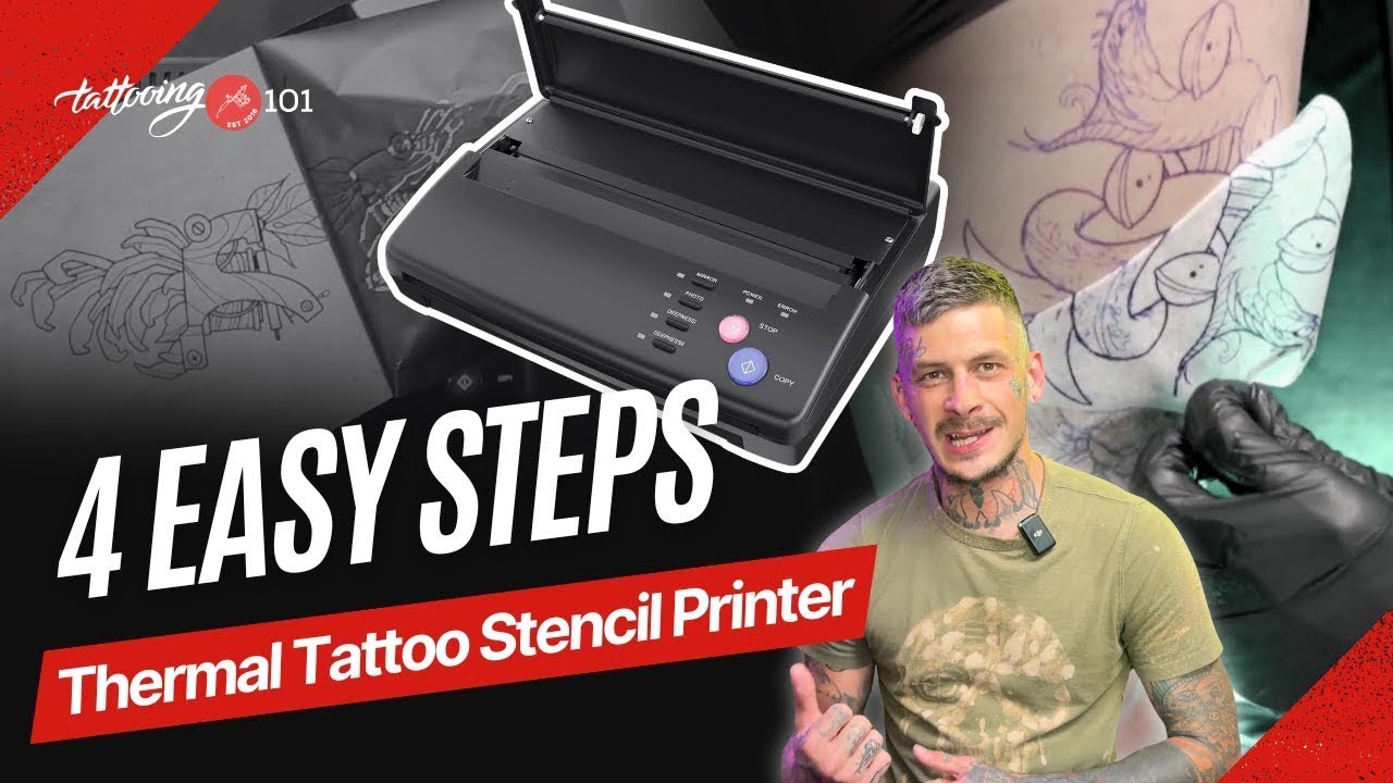 How to Use a Thermal Printer for Tattoo Stencils - 4 Easy Steps for Perfect Stencils