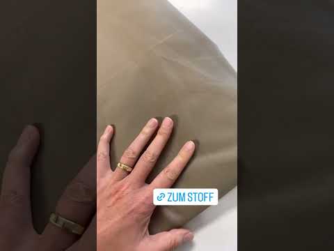 Elastic Baumwoll Satin uni - sand (1 Stück = 2,5 Meter)